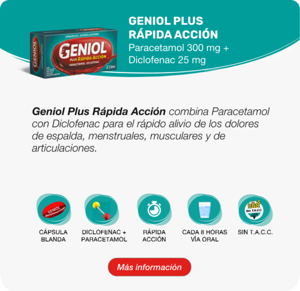 Geniol – ¿Dolores Musculares? – Indicado Para El Alivio De Dolores De Cabeza, De Muelas, De ...